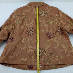 Caribbean Joe | Jackets & Coats | Caribbean Joe Floral Embroidery Jean ...